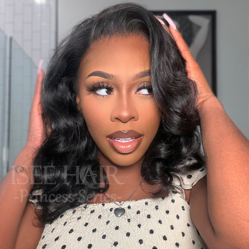 ISEE NEW IN OCEAN WAVE GLUELESS WIG WEAR & GO PRECUT HD LACE WIG